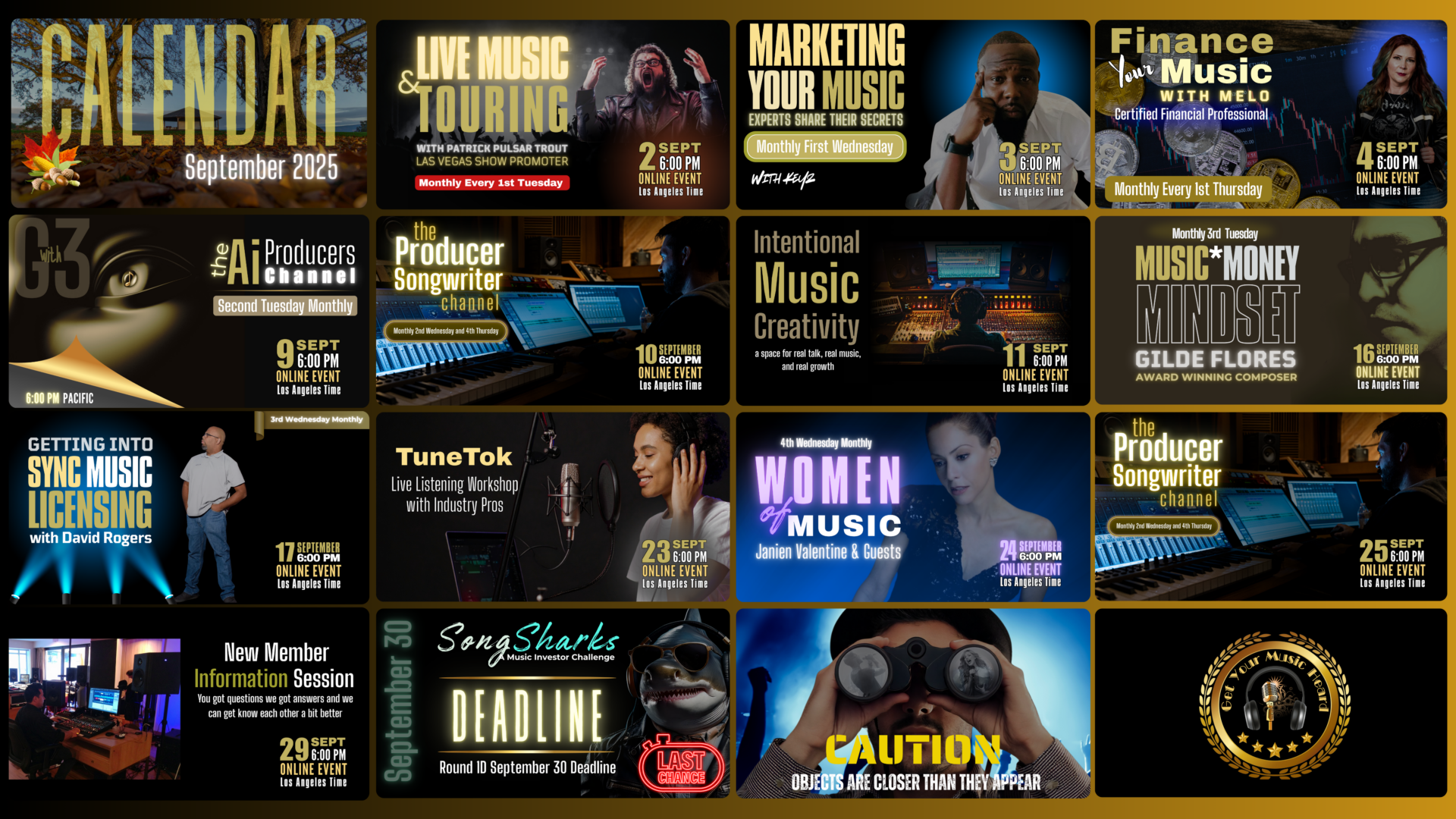 Song Sharks 2025 – MA Members